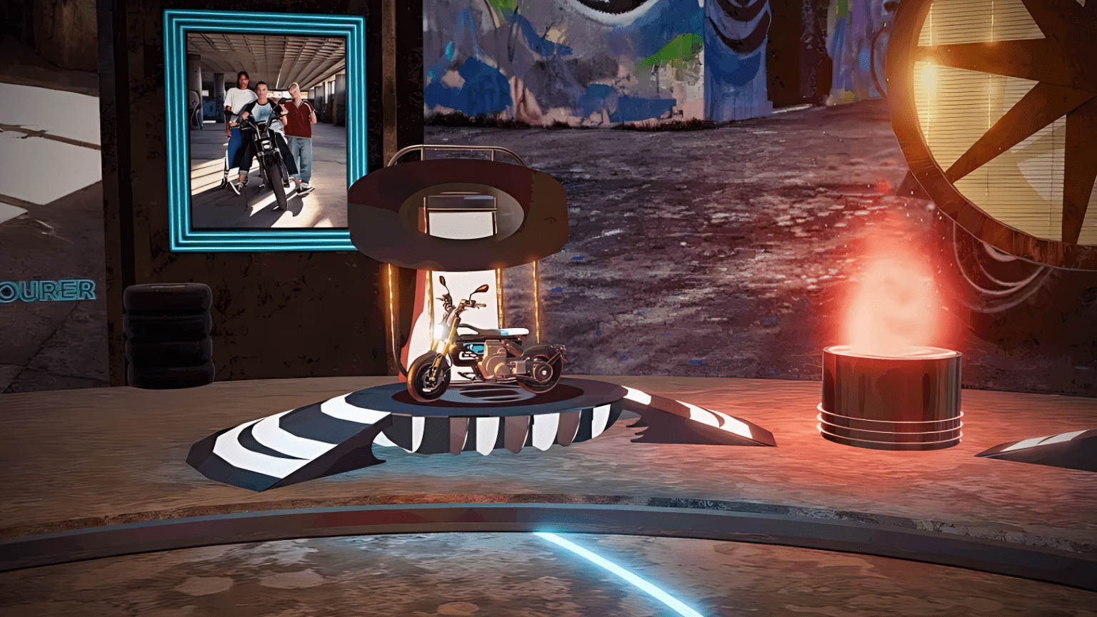 Conduce una moto virtual en el nuevo metaverso de RV de BMW | Metaverse ...